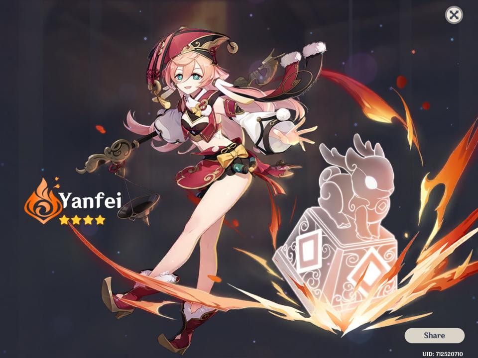 Genshin Impact Yanfei Build: The Best Builds, Artifacts And Catalysts