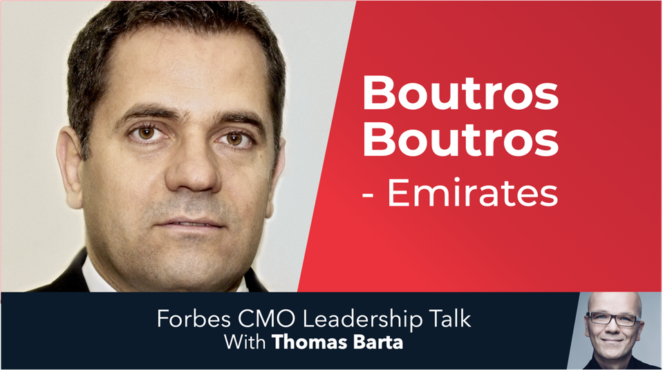 Emirates CMO Boutros Boutros: ‘We Risk Losing Creativity’