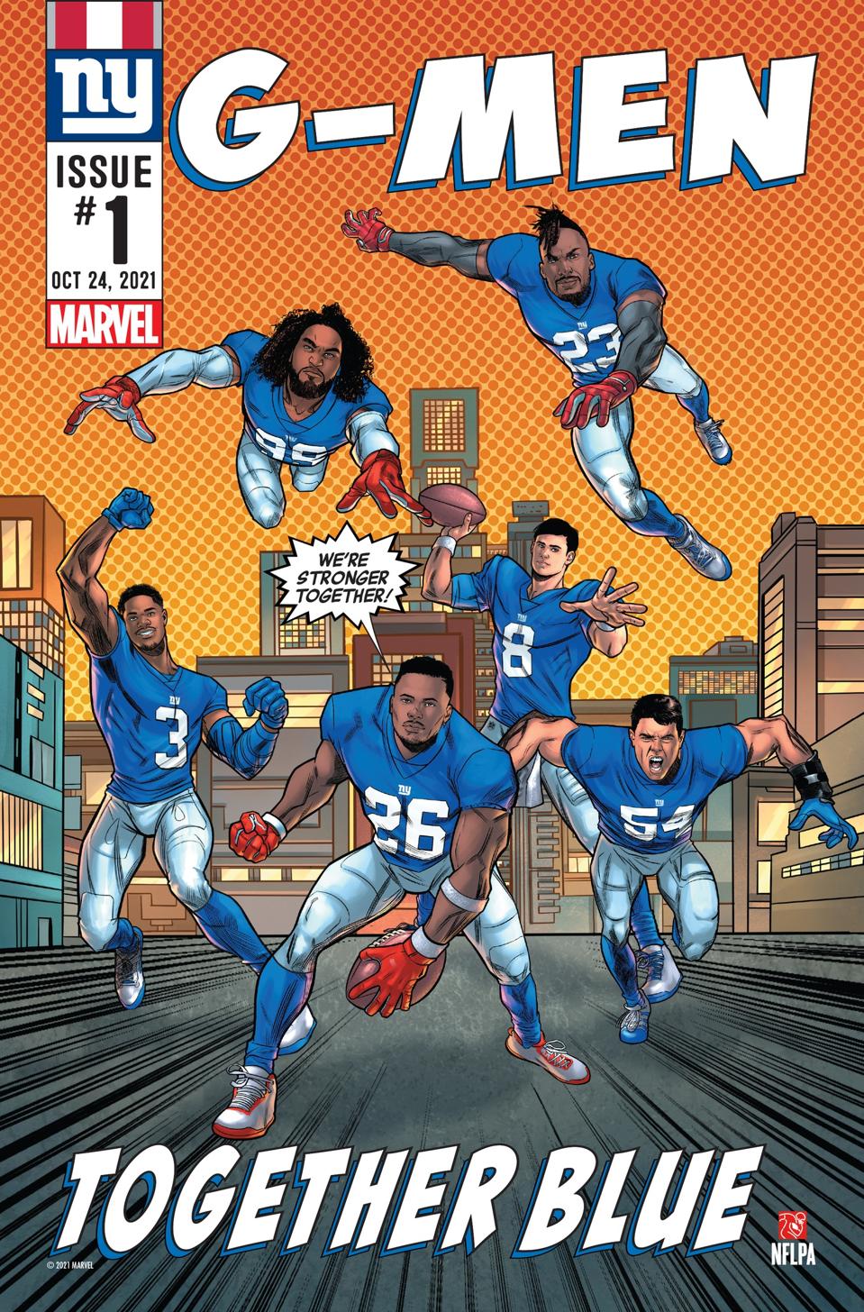 New York Giants Team Up With Marvel Comics For Limited-Edition Comic Book