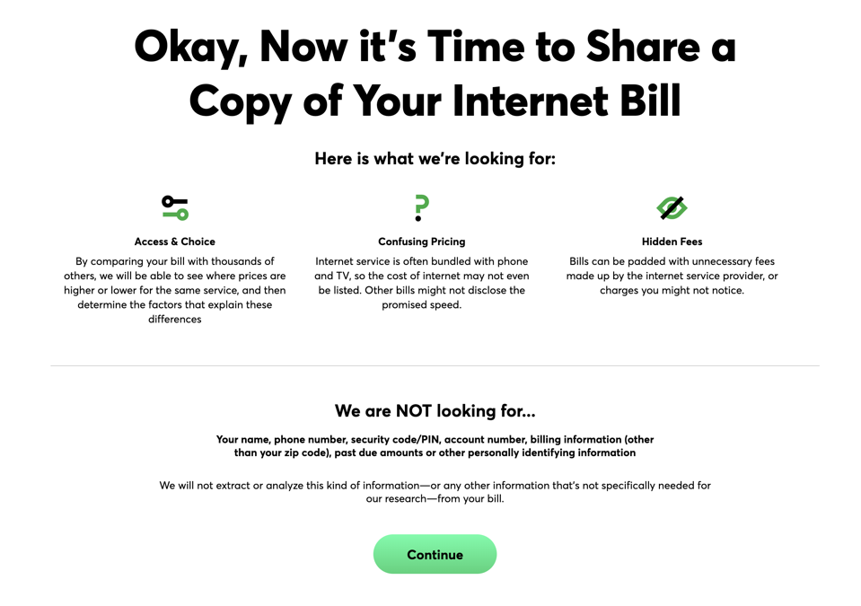 What Are You Really Paying For Internet? Share Your Bill.