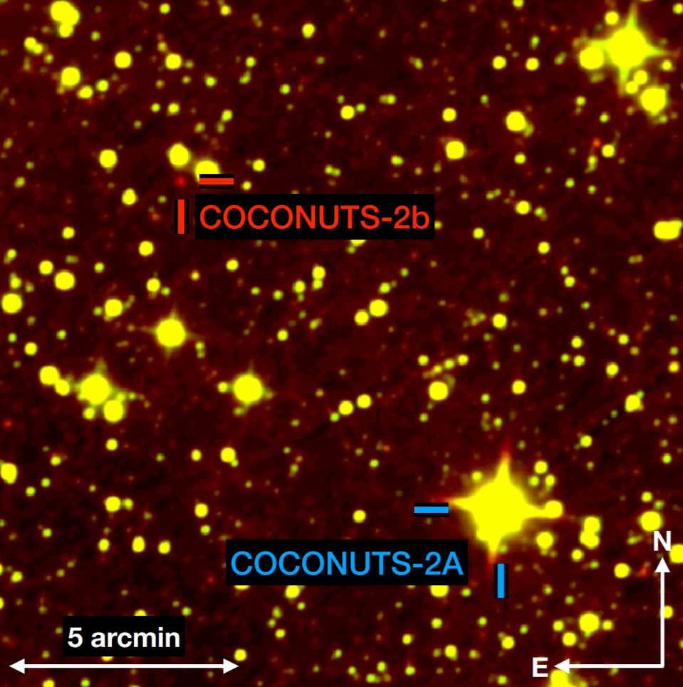 Astronomers Go Nuts For Closest Exoplanet Directly Imaged Ever: COCONUTS-2b