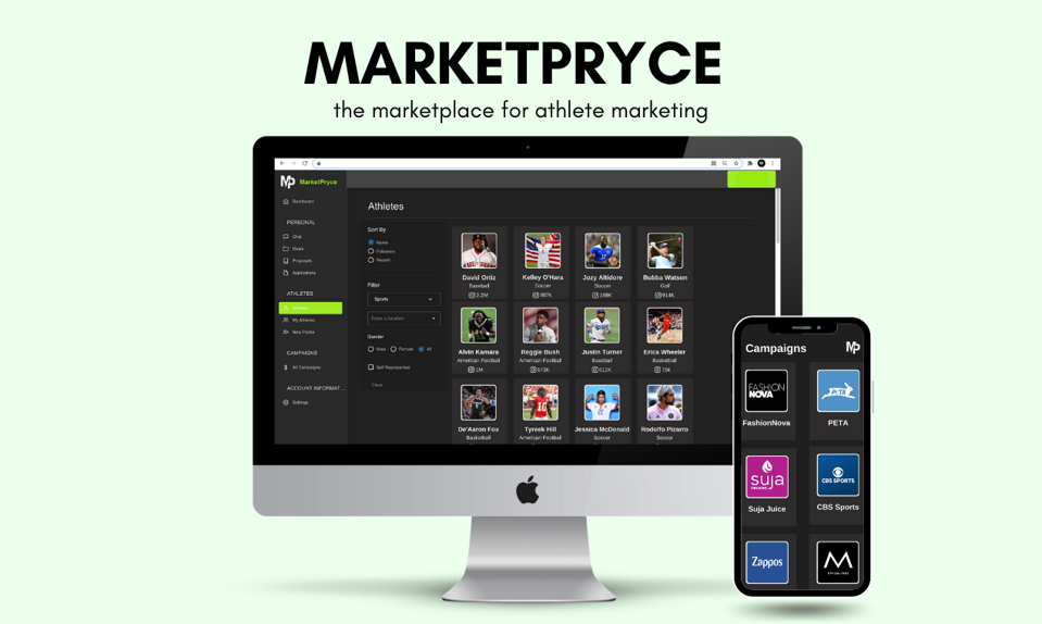 MarketPryce, An Online Marketplace For Athlete Marketing Deals, Raises ...