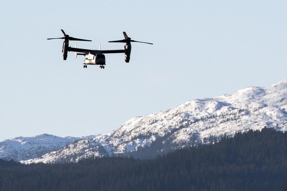 Four U.S. Marines Killed In V-22 Osprey Crash During…