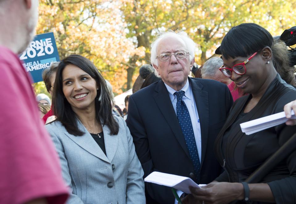 If Bernie’s Time Is Up, Will His Followers Try Living On Tulsi Time?