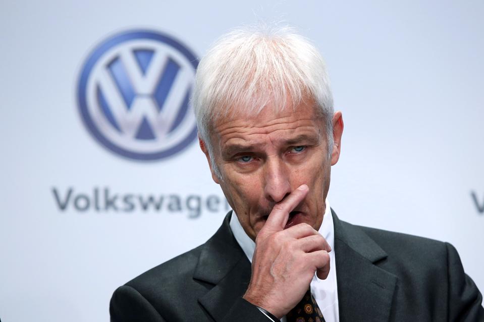 Volkswagen CEO Matthias Müller Puts Foot In Mouth, Again