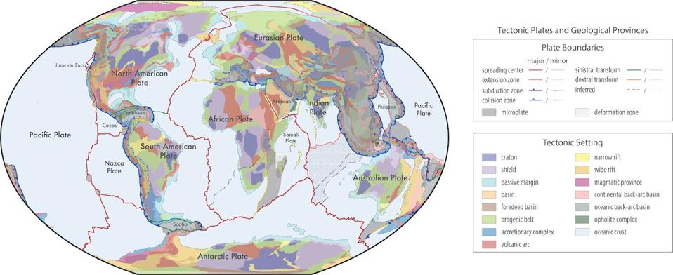 Earths Tectonic Plates The New Map Of The Earth's Plates That Means