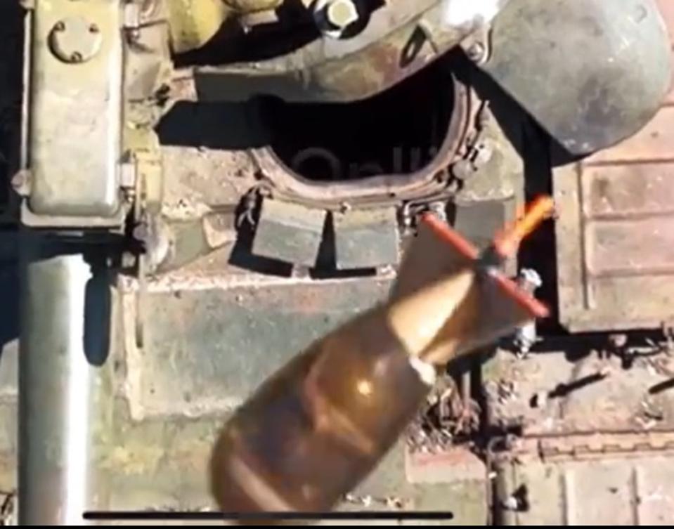 Ukrainian Drone Drops Bomb Through Open Hatch To Score First Kill On ...