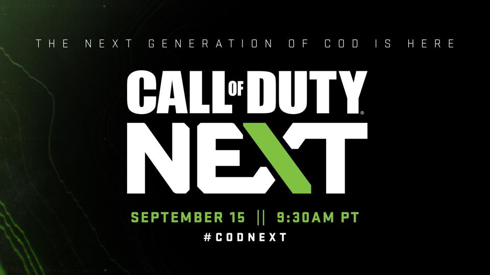 Watch The ‘Call Of Duty Next’ Showcase Right Here