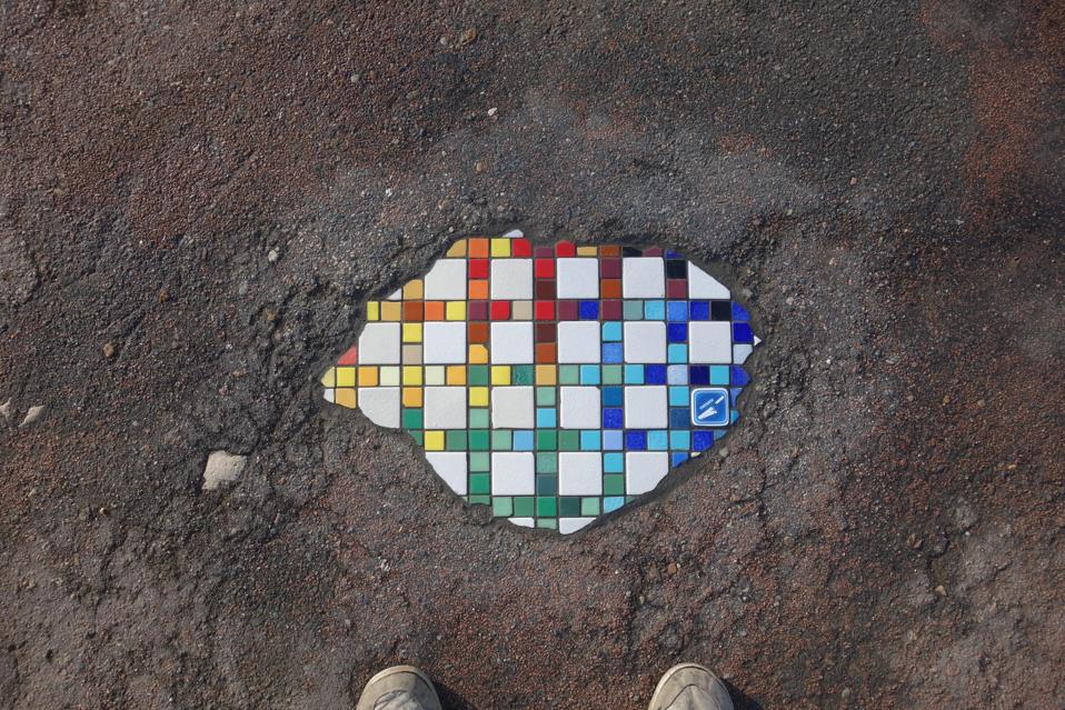 Ememem, The Mozaic Street Artist Filling Europe’s Potholes