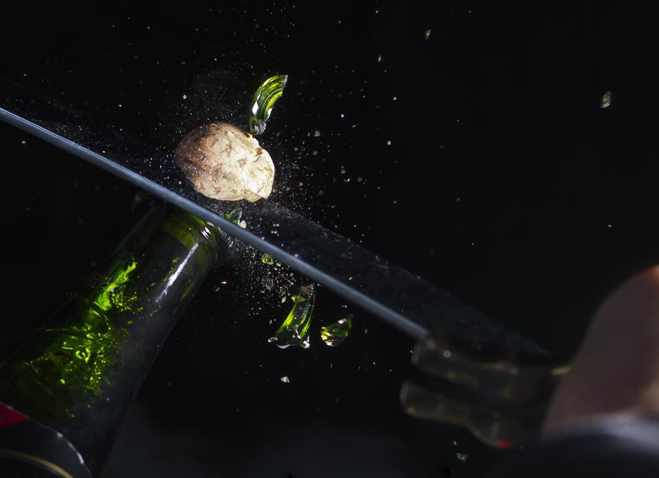 The Art Of Sabering Wine