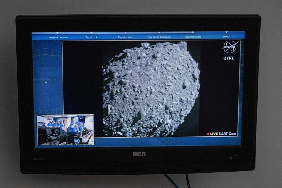 NASA Shares New Images Of Its DART Spacecraft Crashing Into An Asteroid