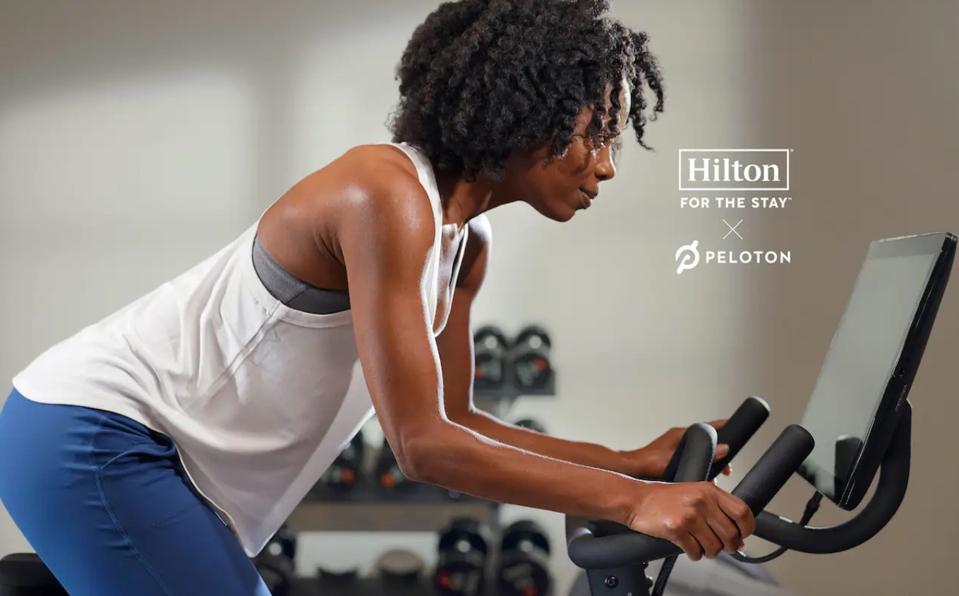 All 5,400 U.S. Hilton Hotels To Get Peloton Bikes This Year