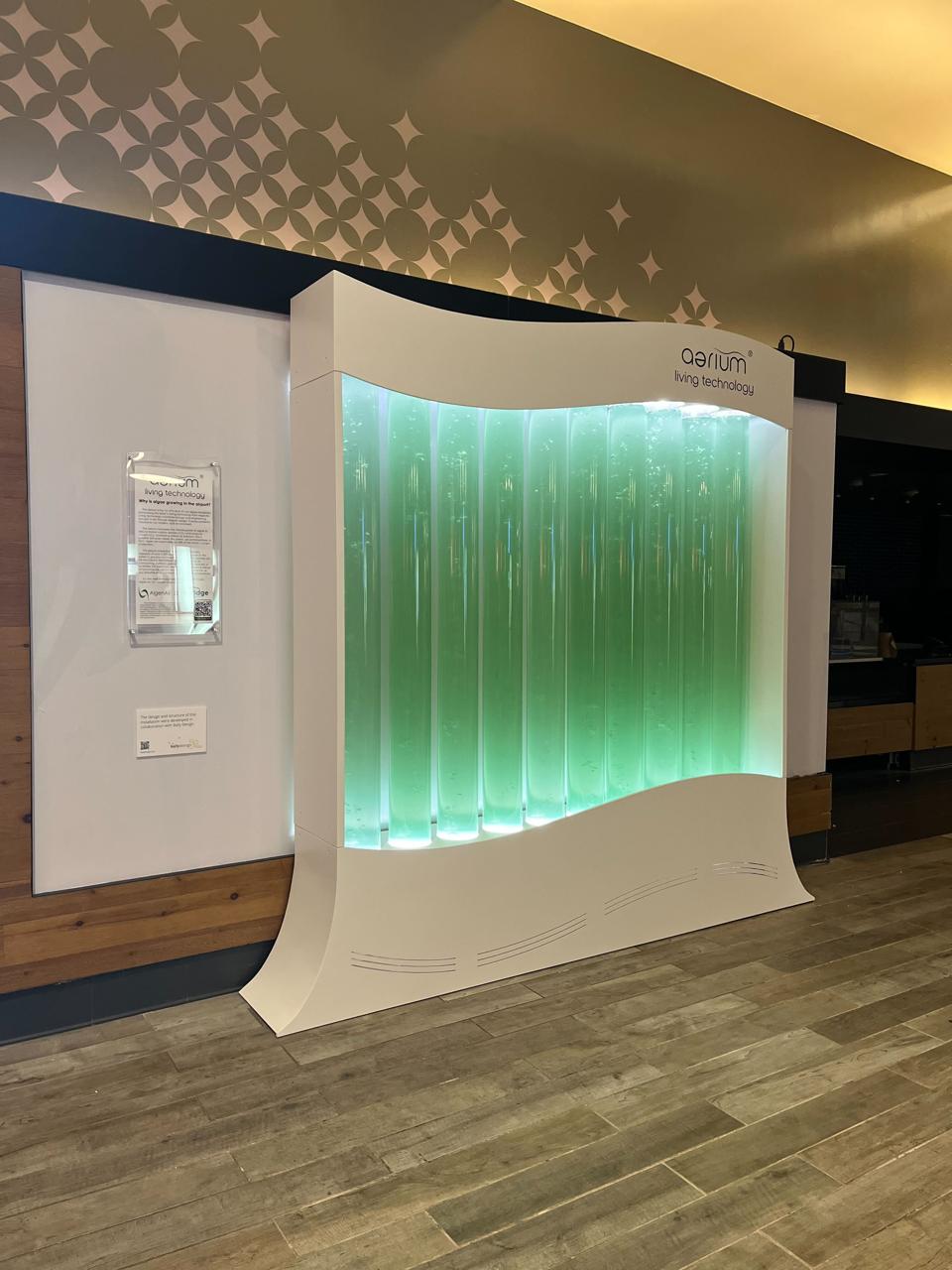Pittsburgh International Airport Just Installed A Giant Algae Air Purifier