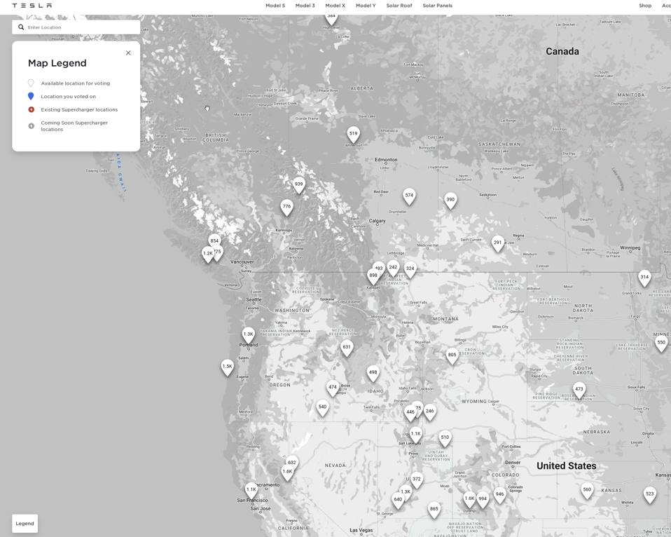 Tesla Asks Drivers To Vote On New Supercharger Locations, But Will They ...