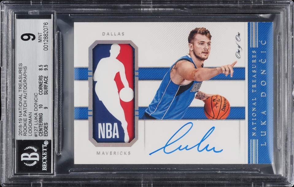 Luka Doncic Trading Card Valued At $4.6 Million Makes Public Auction Debut