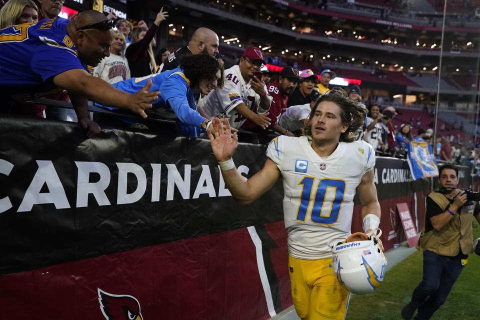 The Los Angeles Chargers Finally Taste Victory As Justin Herbert Stirs ...