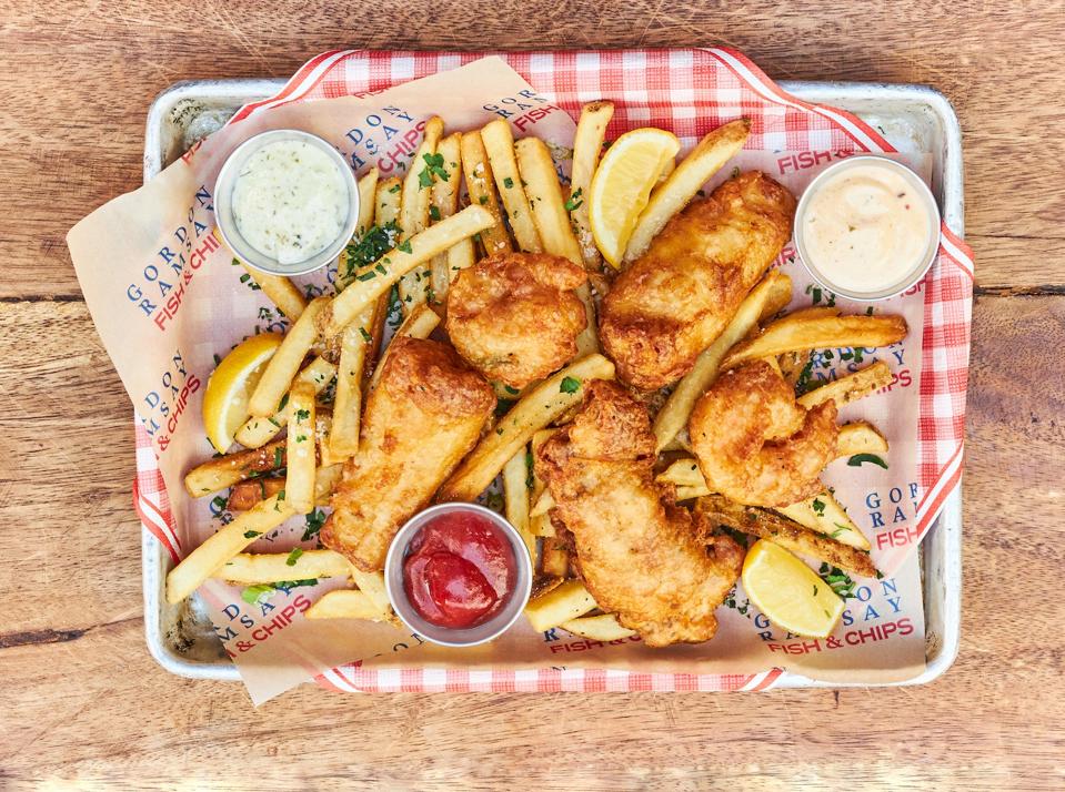 Gordon Ramsay Fish And Chips Opens In New York City