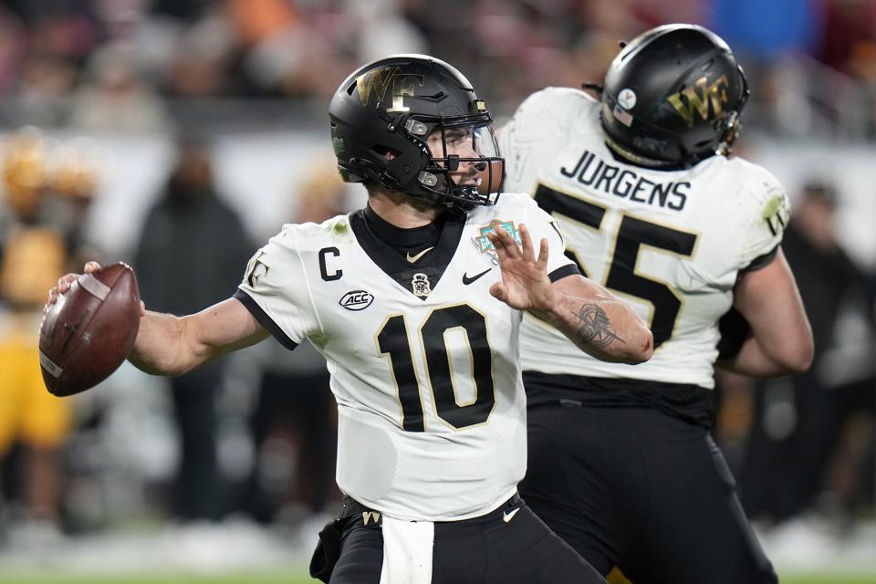 Sam Hartman Provided Much Of The Excitement During Wake Forest’s Recent ...