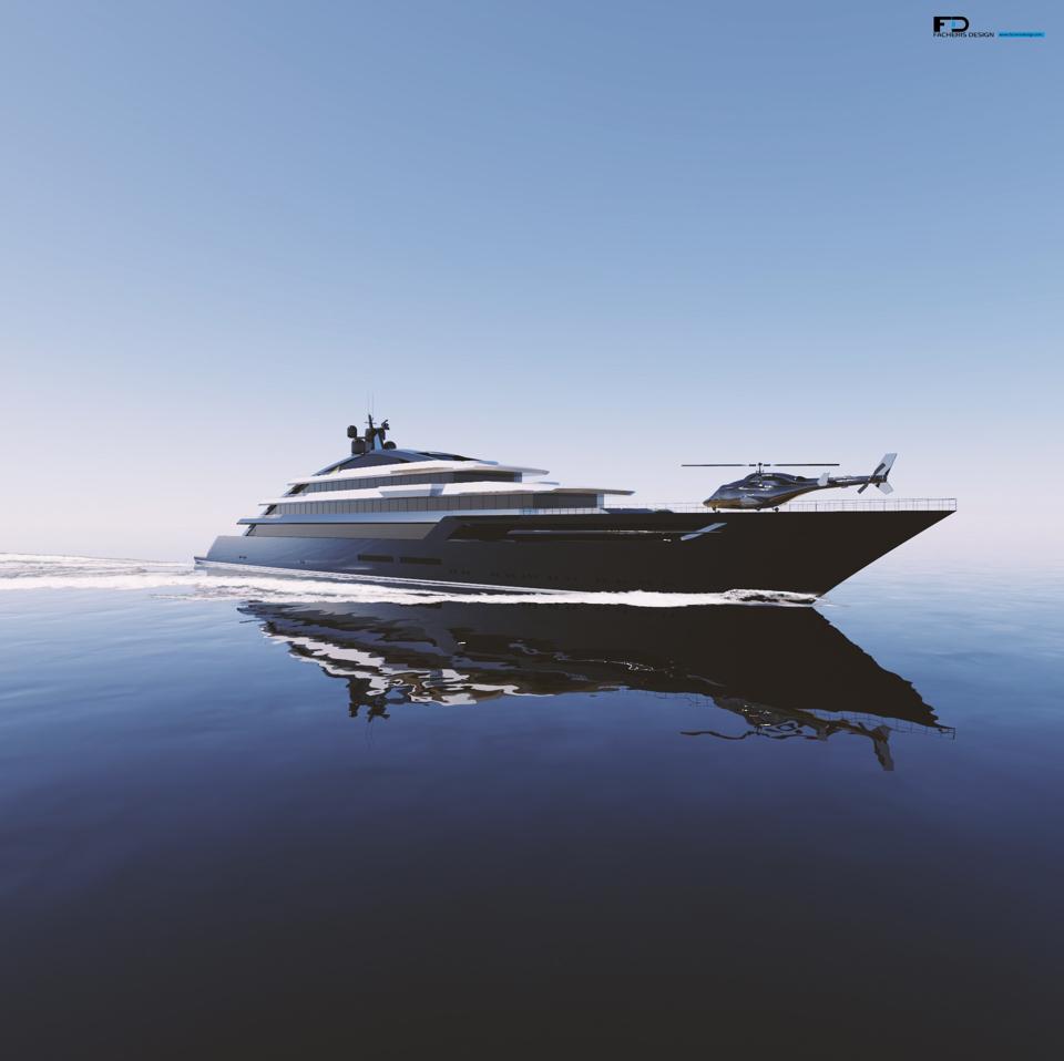 Superyacht Influencer Unveils New 364-Foot-Long Superyacht Concept