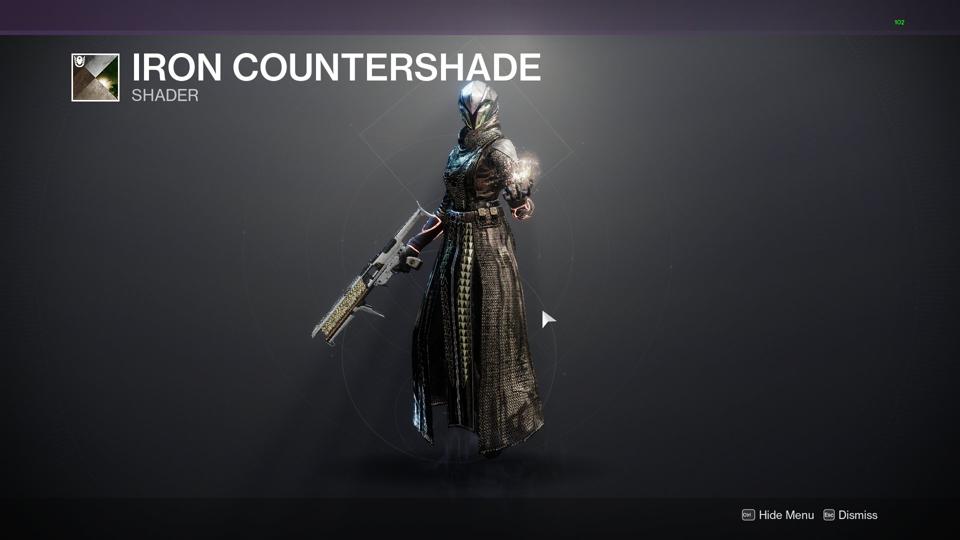 Destiny Hunter Iron Banner Shader