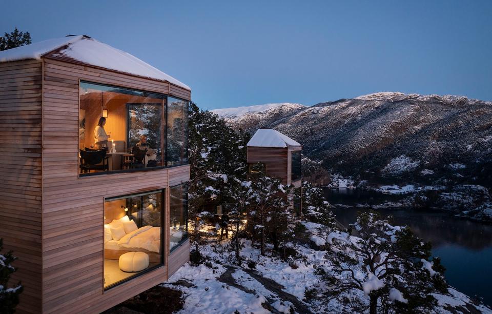 Sleep High Above Norway’s Lysefjord In These Stunning Mountain Cabins