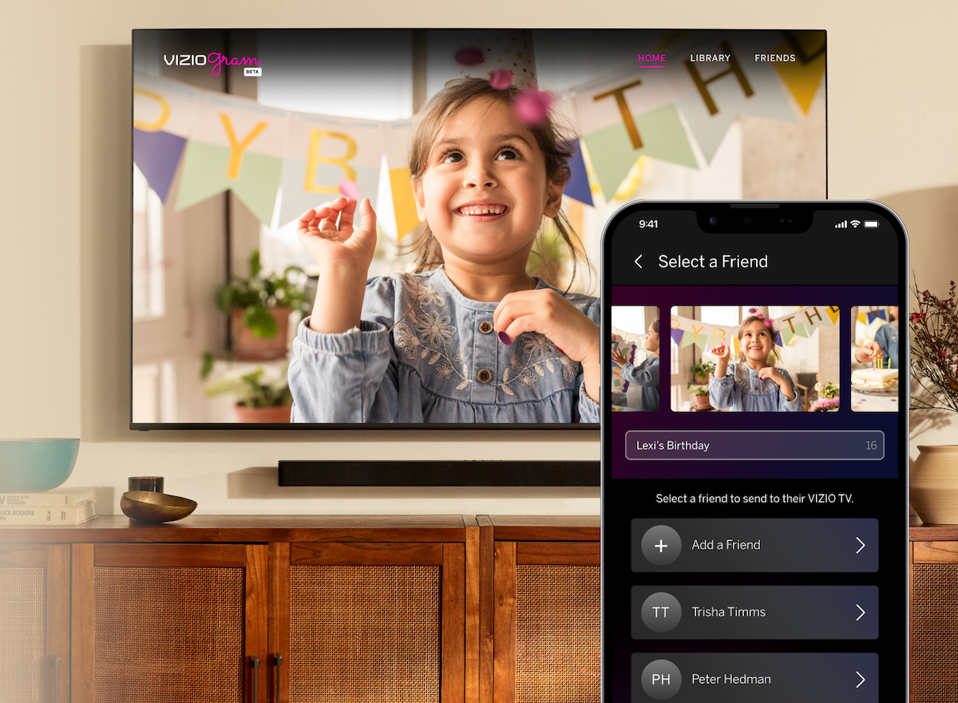 VIZIO Adds Photo-Sharing Function To Its TVs With Launch Of VIZIOgram