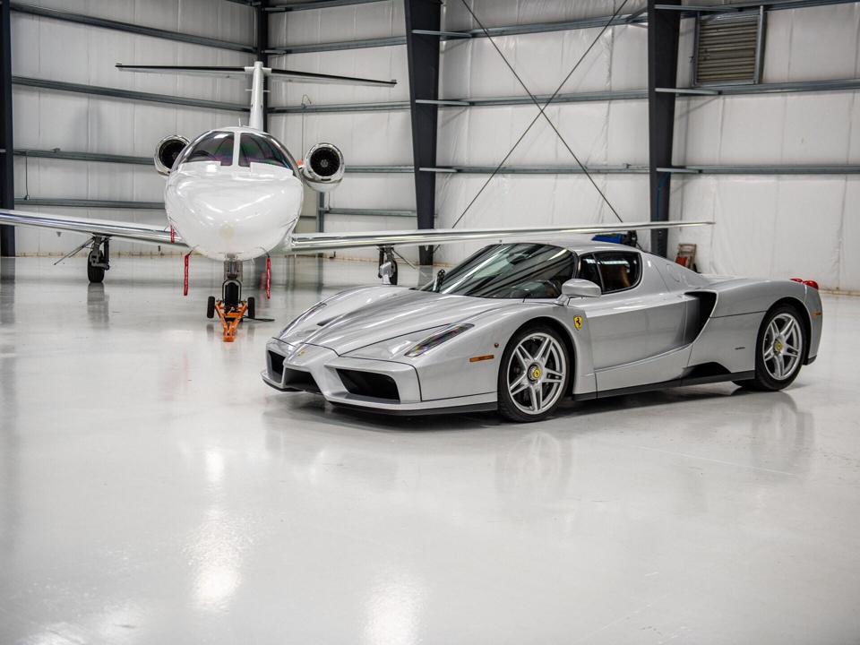 ‘In The Wrapper’ Silver Ferrari Enzo Could Set A Record At Auction
