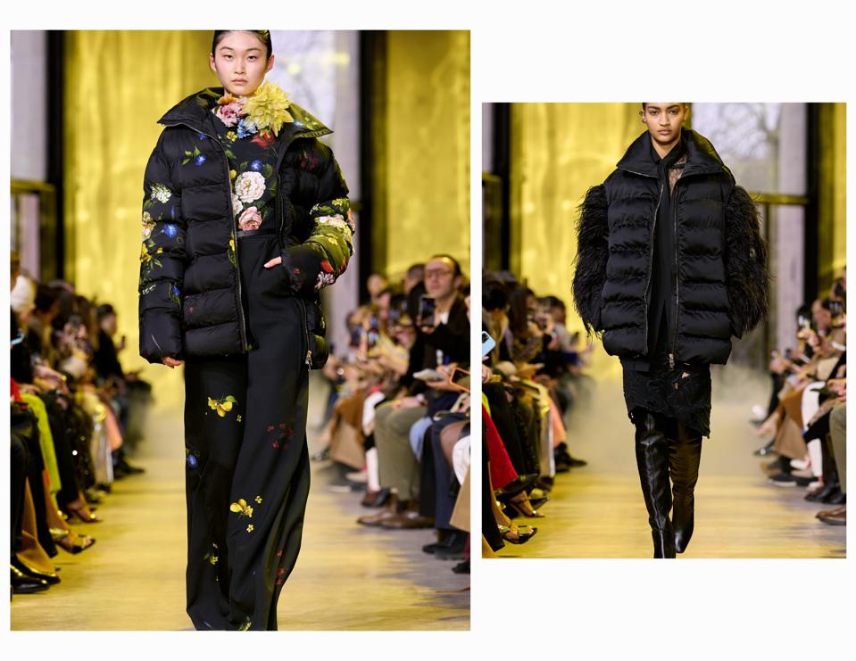 Elie Saab Wows In A First Ever With Puffer Jackets For His Autumn ...
