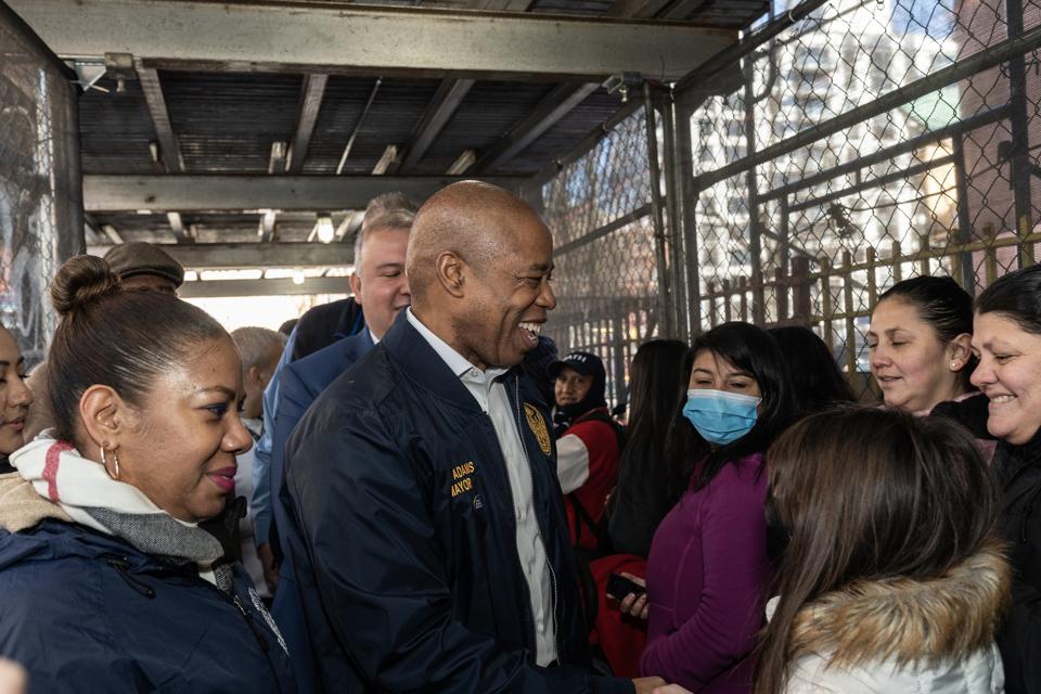 Why Mayor Eric Adams Told New York City Shoppers To Lower Face Masks ...