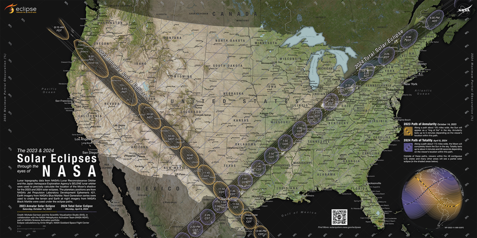 Use Our New Maps To Plan For The Next Two Stunning Solar Eclipses, Says ...