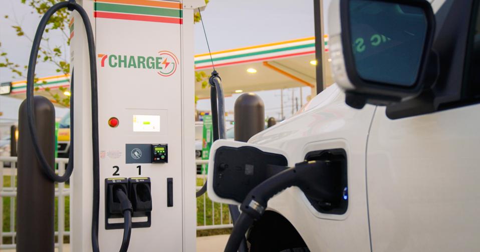 Why Charging An Electric Car Will Soon Come With A Slurpee