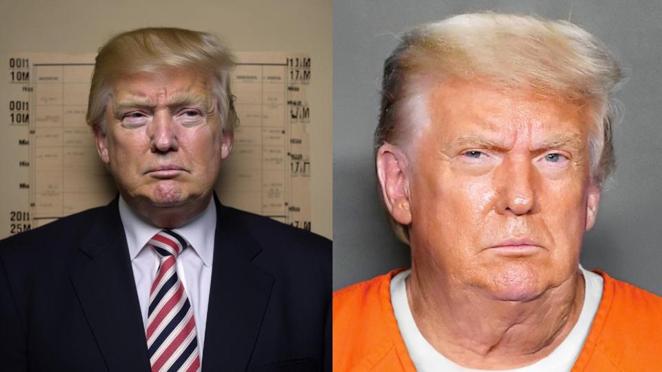 These Viral Mugshots Of President Trump Are Fake (For Now)