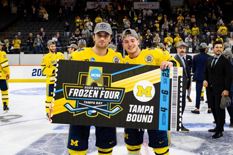 Michigan’s Seamus Casey, Gavin Brindley Return To Florida For Frozen Four