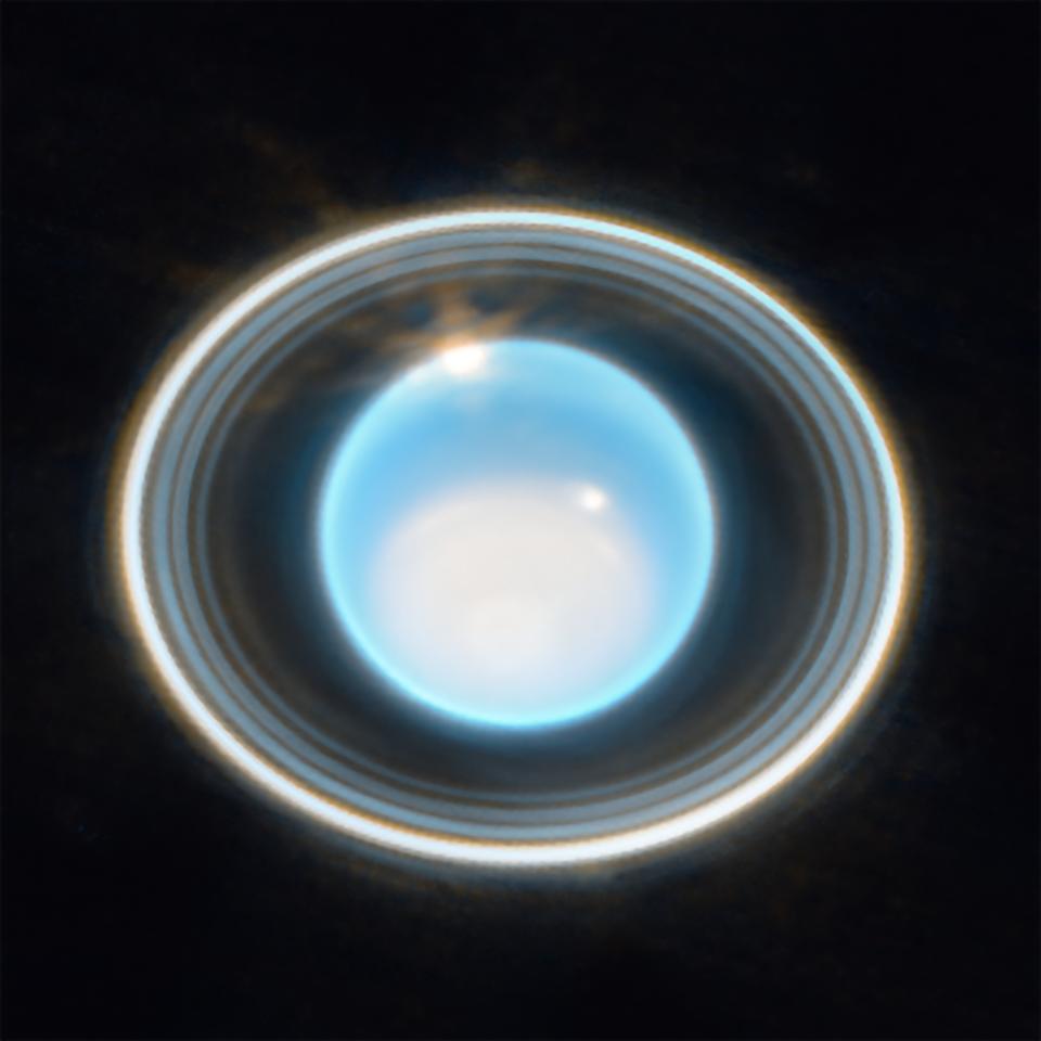 See The Webb Telescope’s Jaw-Dropping New Images Of Uranus, Its Rings ...