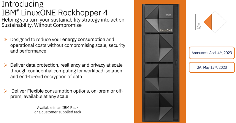 IBM Makes Its Strongest Cloud-Native Case With LinuxONE Rockhopper