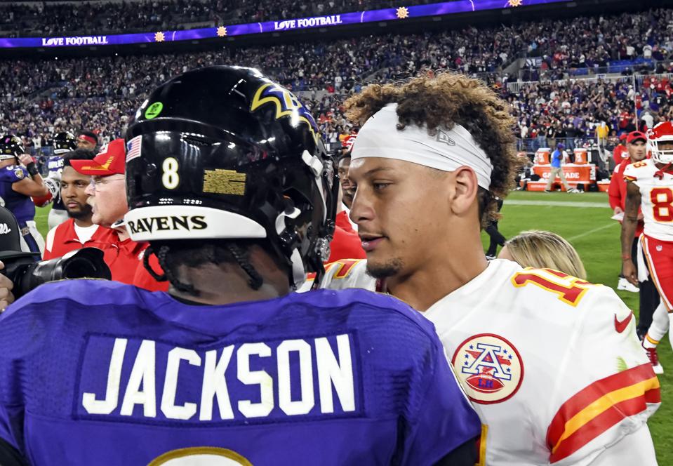 Chiefs Superstar Patrick Mahomes Is 4-1 Vs. Lamar Jackson