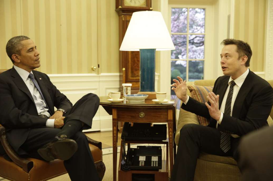 Obama Library Releases Photos Of Elon Musk After FOIA Request