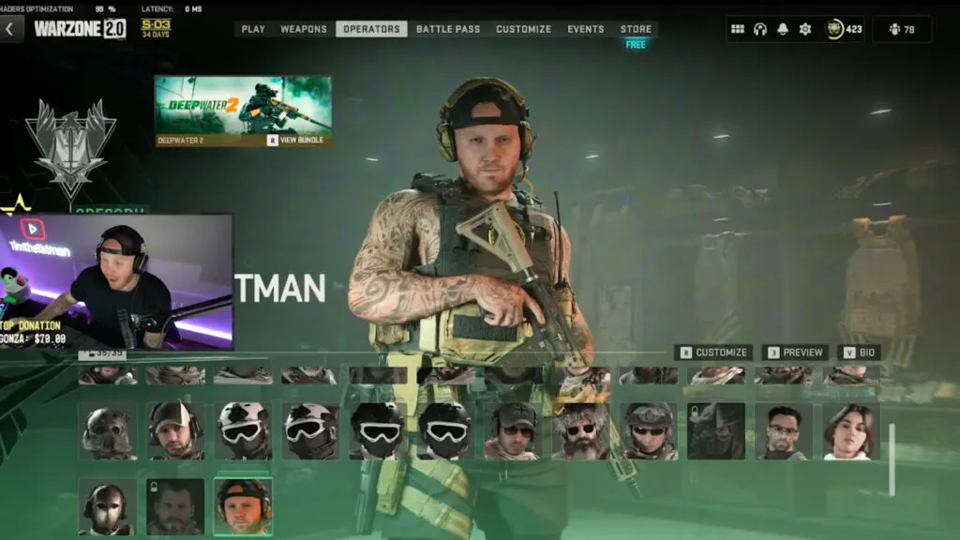 TimTheTatman Asks ‘Call Of Duty’ To Remove His Operator Skin In Support Of Nickmercs