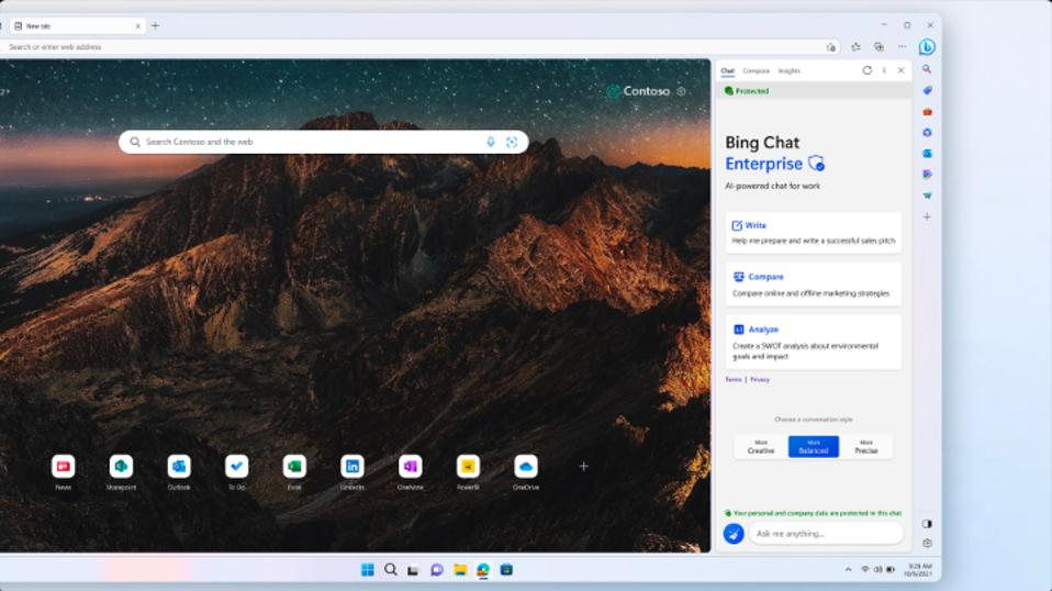 Microsoft Puts AI Chat To Work With Bing Chat Enterprise