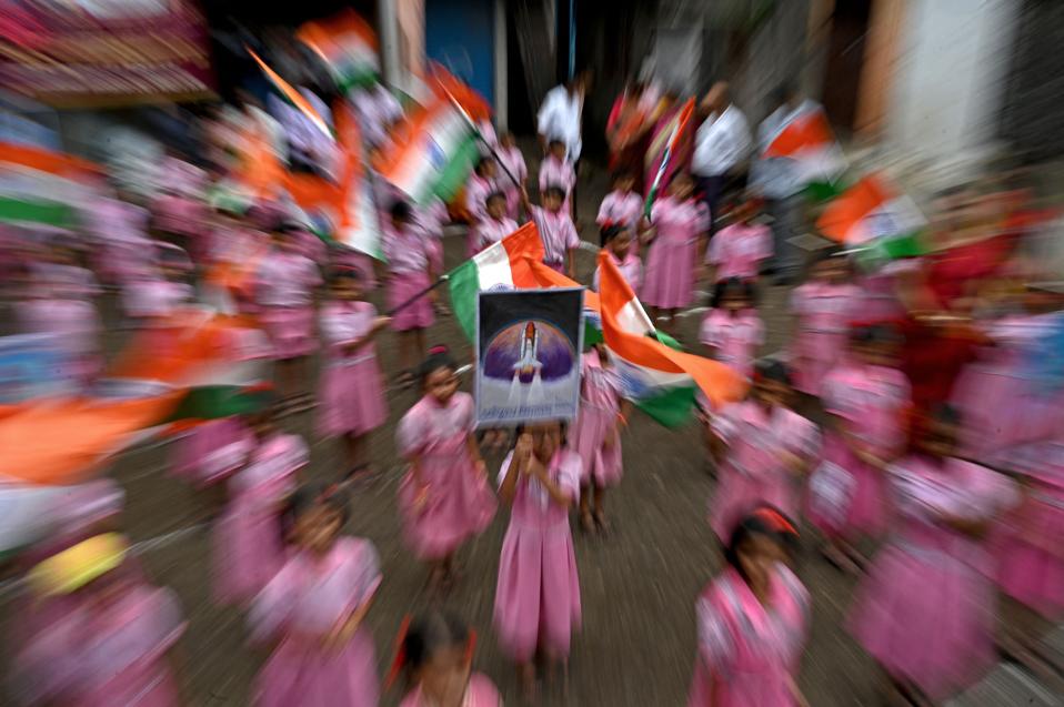 India Becomes Fourth Nation To Land On Moon—And First To South Pole