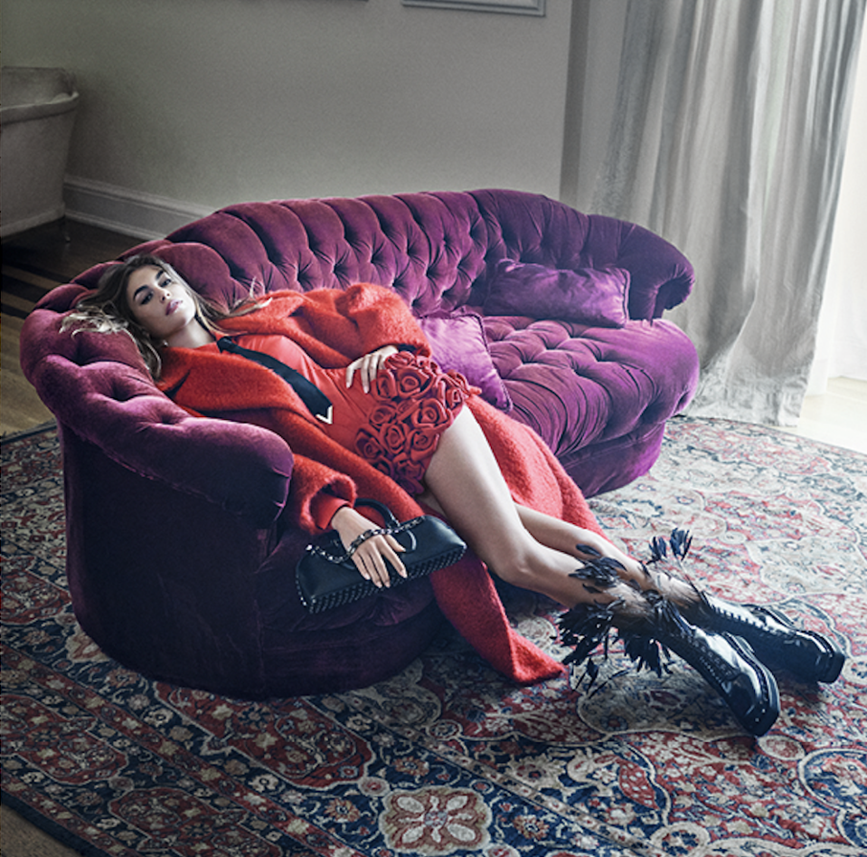 Kaia Gerber Is The Face Of Valentino’s New ‘Black Tie’ Campaign