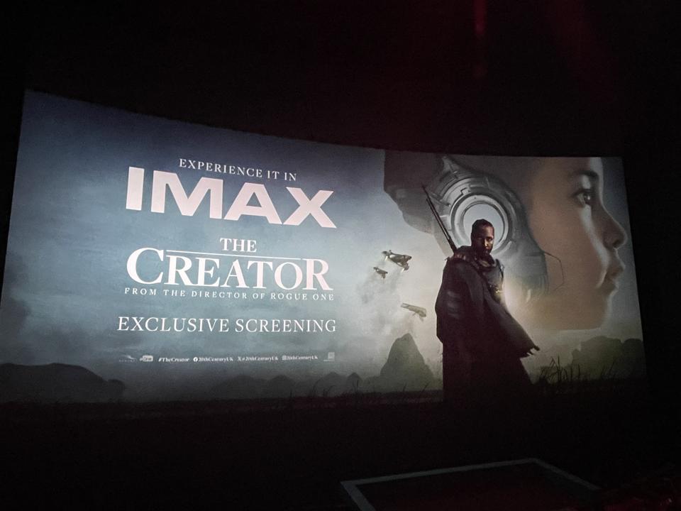 How To Choose The Best Cinema Format To See The Creator Movie.