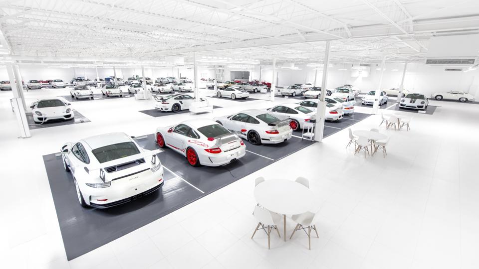 The White Collection: 56 Porsches, all painted white, to be auctioned