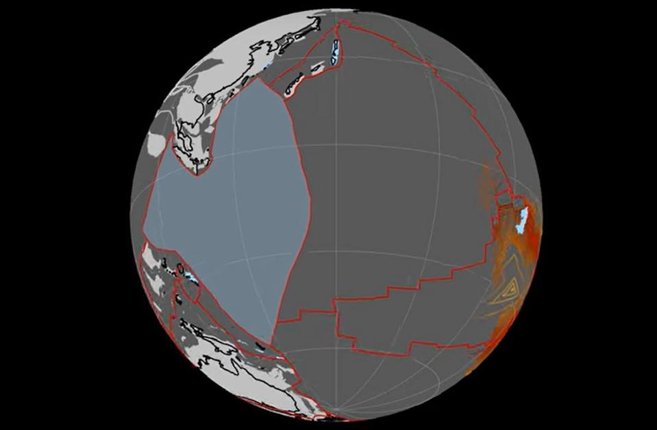 Tectonic Plate That Was Once One-Quarter The Size Of The Pacific Ocean ...