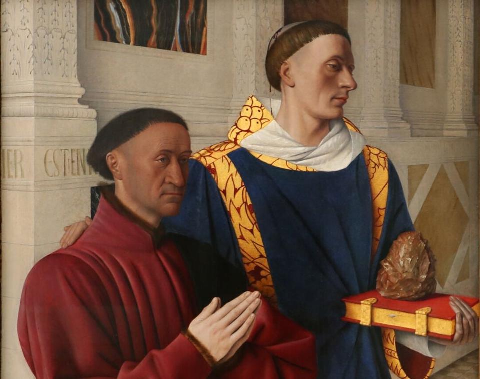 Strange Rock In 15th Century Painting Identified As Prehistoric Stone Tool