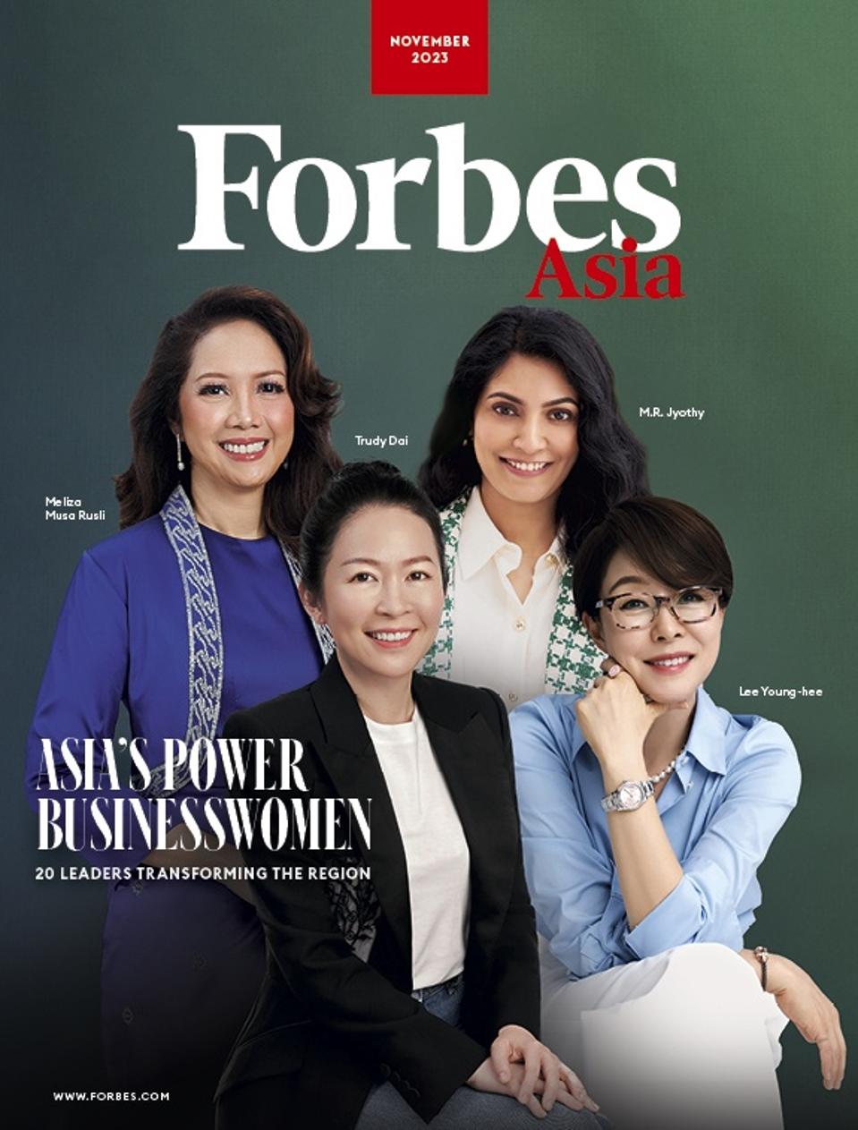 Forbes Asia’s Power Businesswomen List Celebrates 20 Outstanding Female ...