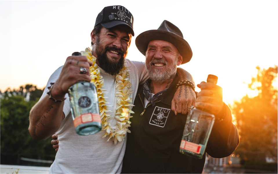 Jason Momoa Talks Celebrity Brands And Sustainability With Meili Vodka