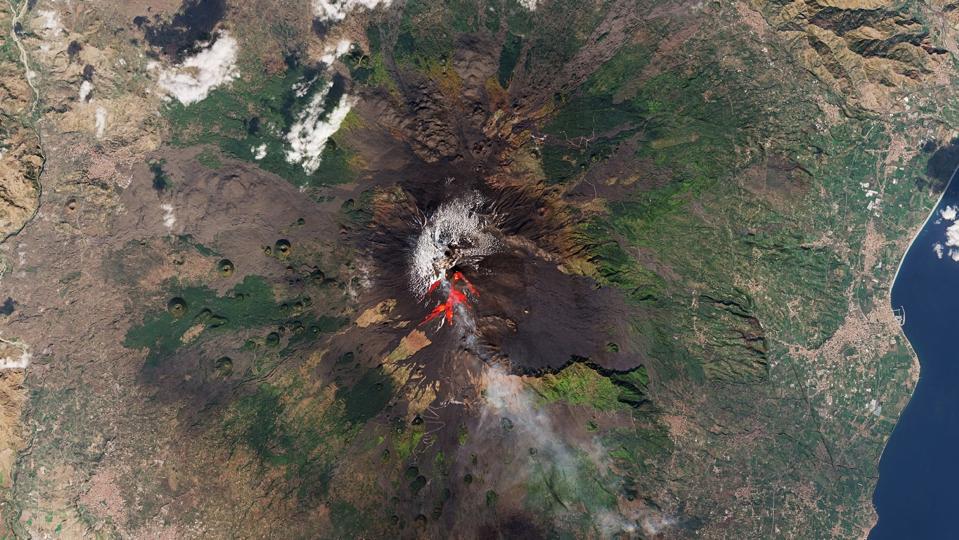 Mount Etna Eruption Looks Stunning And Sobering From Space