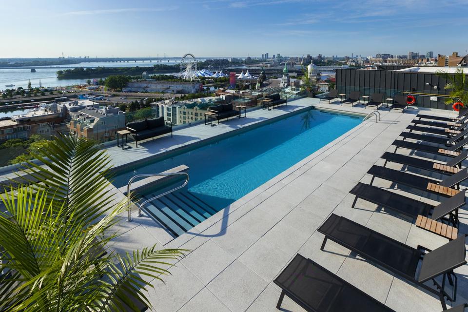 Montreal’s Newest Hotel Features Heated Rooftop Pool Open All Year
