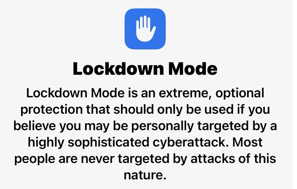 New iPhone Security Warning As Malicious Lockdown Mode Trick Revealed